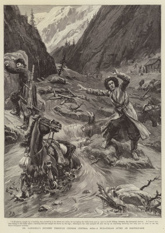 Dr Lansdell's Journey through Chinese Central Asia, a Mud-Stream an ...