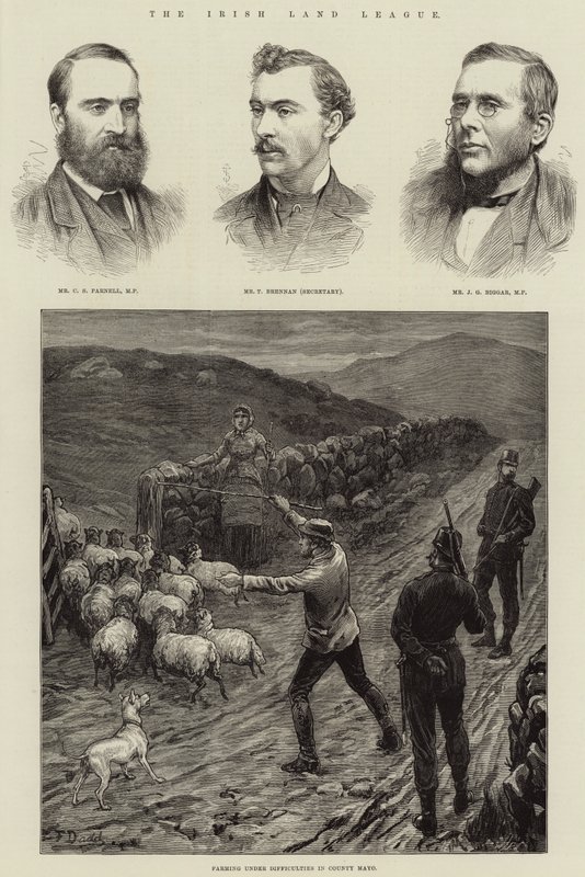 The Irish Land League by Frank Dadd: Buy fine art print