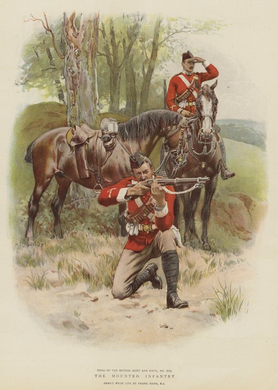 The Mounted Infantry by Frank Dadd: Buy fine art print