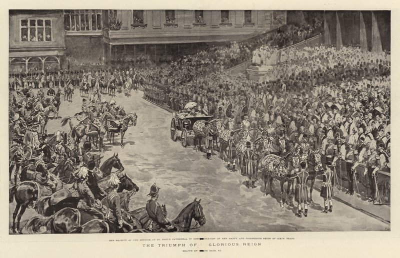 The Triumph of the Glorious Reign by Frank Dadd