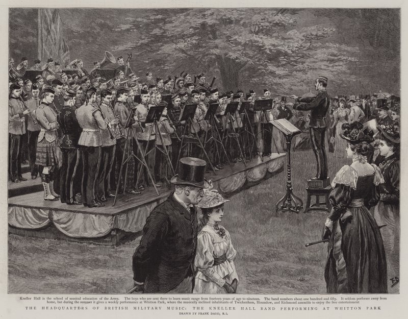 The Headquarters of British Military Music, the Kneller Hall Band ...