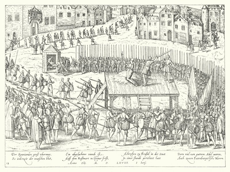 Execution of Counts Egmont and Horn in Brussels