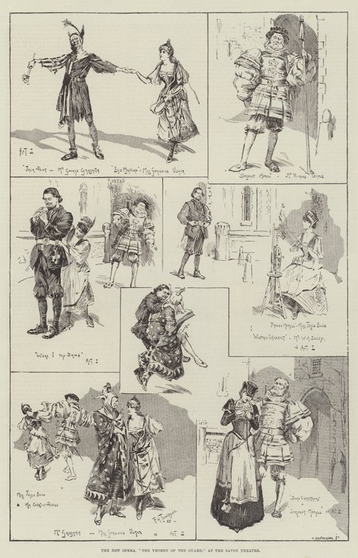 The New Opera, The Yeomen of the Guard, at the Savoy Theatre