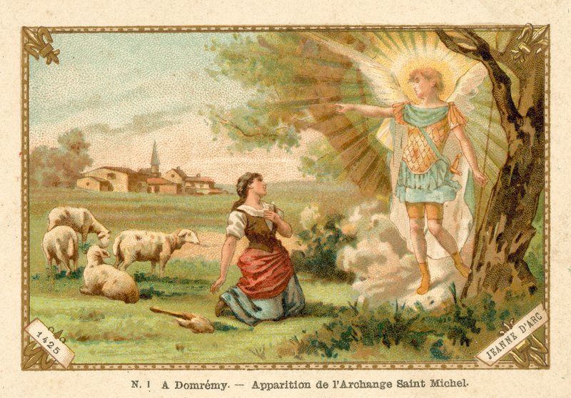 Apparition of the Archangel Michael to Joan of Arc at Domremy, 1425