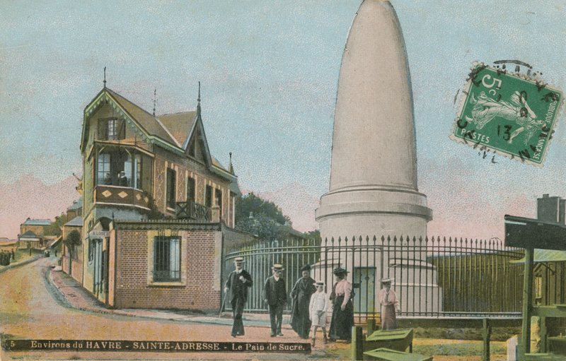 Pain de Sucre (sugar-loaf memorial) at Sainte-Adresse near Le Havre ...