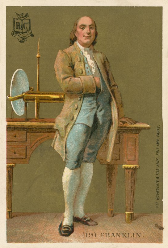 Benjamin Franklin by French School: Buy fine art print