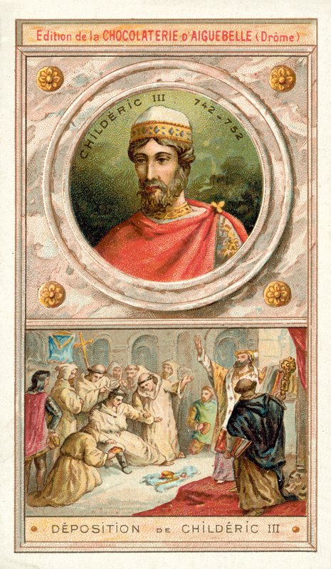 Deposition of Childeric III, 752 by French School