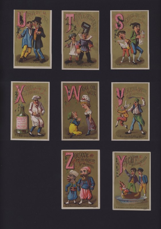 French comic alphabet by French School: Buy fine art print