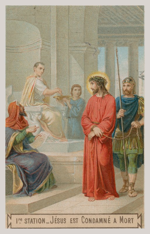 Jesus Being Condemned To Death Catholic Images Of Jesus Is Condemned
