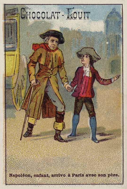 Napoleon arrives in Paris as a child with his father