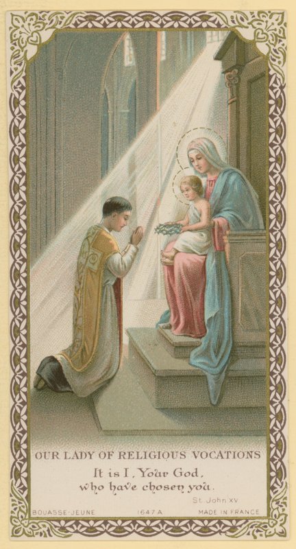 Our Lady of Religious Vocations by French School