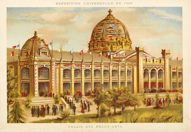 Palace of Fine Arts, Exposition Universelle 1889, Paris