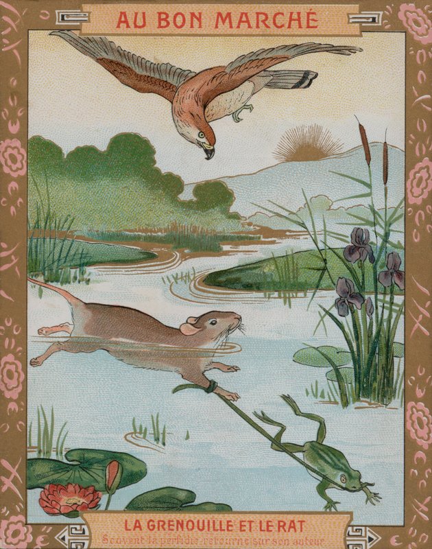 The Frog and the Mouse, one of Aesop's Fables