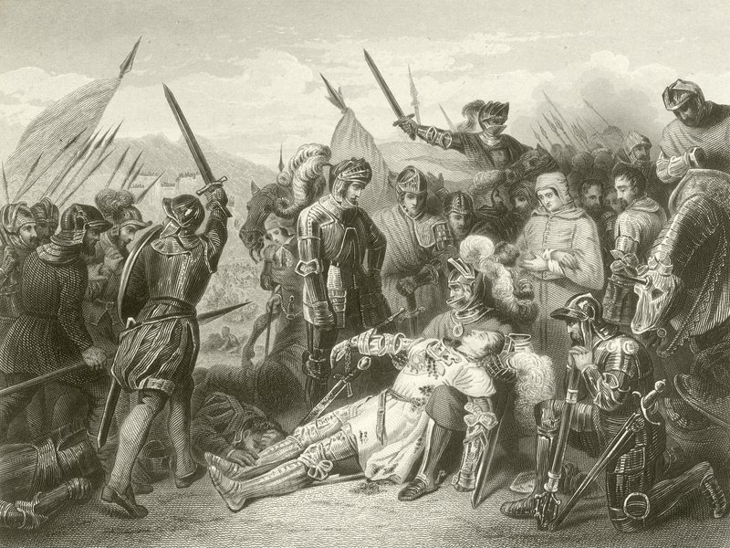 The Battle of Ravenna, 1512 by French School