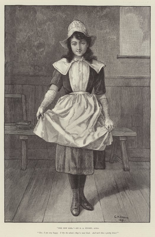 The New Girl by George Adolphus Storey: Buy fine art print