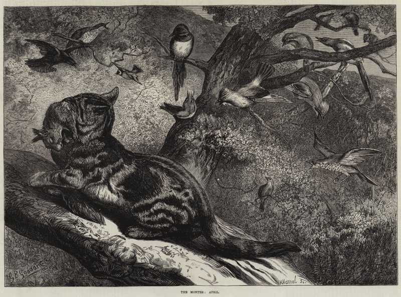 The Months, April by George Bouverie Goddard