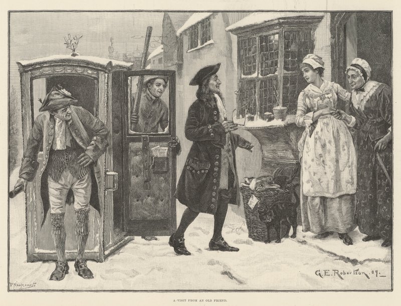 A Visit from an Old Friend by George Edward Robertson