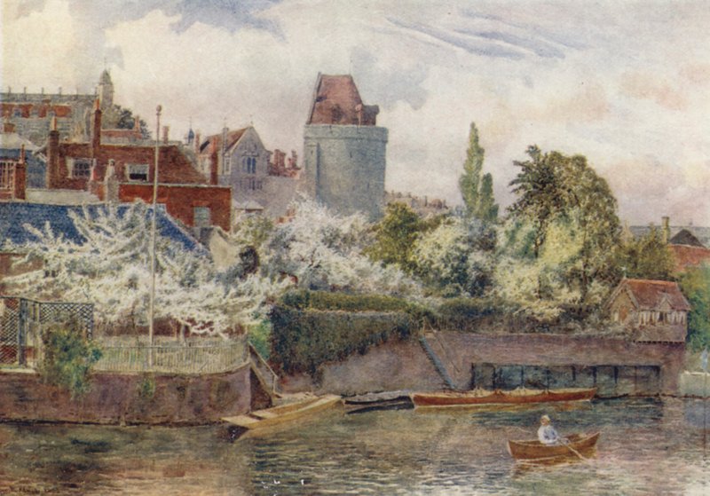 Riverside Gardens by George Moore Henton: Fine art print