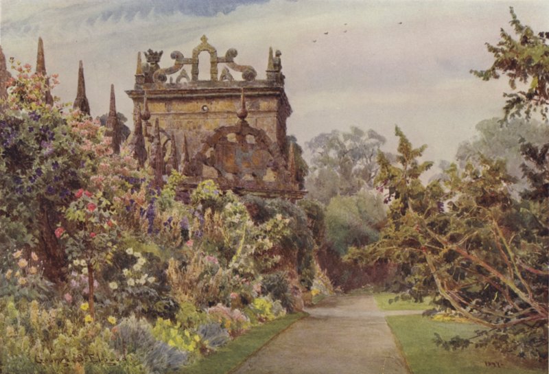 The Forecourt, Hardwick by George Samuel Elgood