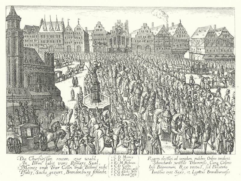 Coronation Procession of the Holy Roman Emperor Ferdinand II, Frankfurt