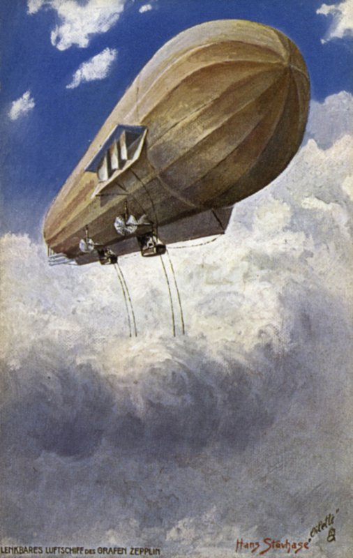 Dirigible Airship of Graf Ferdinand von Zeppelin