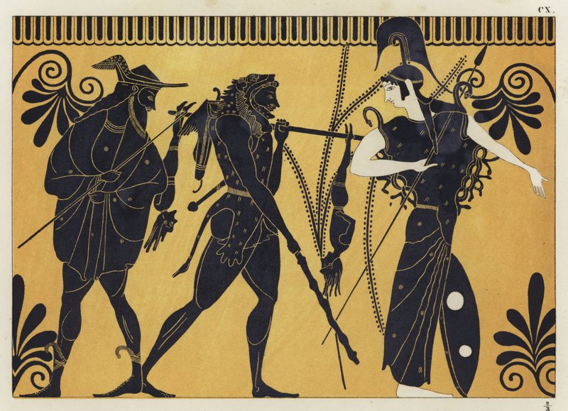 Hercules and Cercopes by German School: Buy fine art print