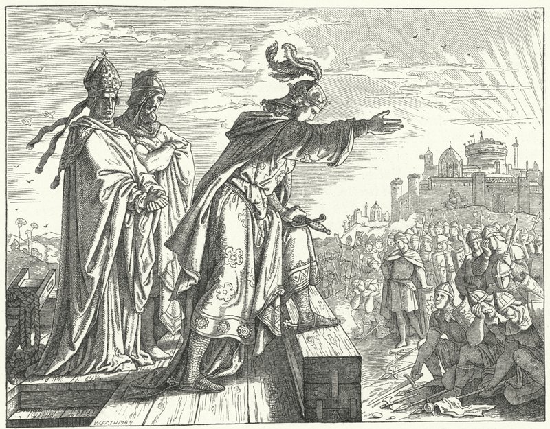 The Holy Roman Emperor Otto III Accusing the Romans of Disloyalty