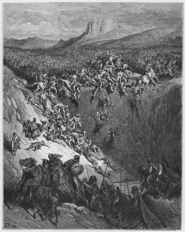 Samson Destroying the Philistines with the Jawbone of an Ass