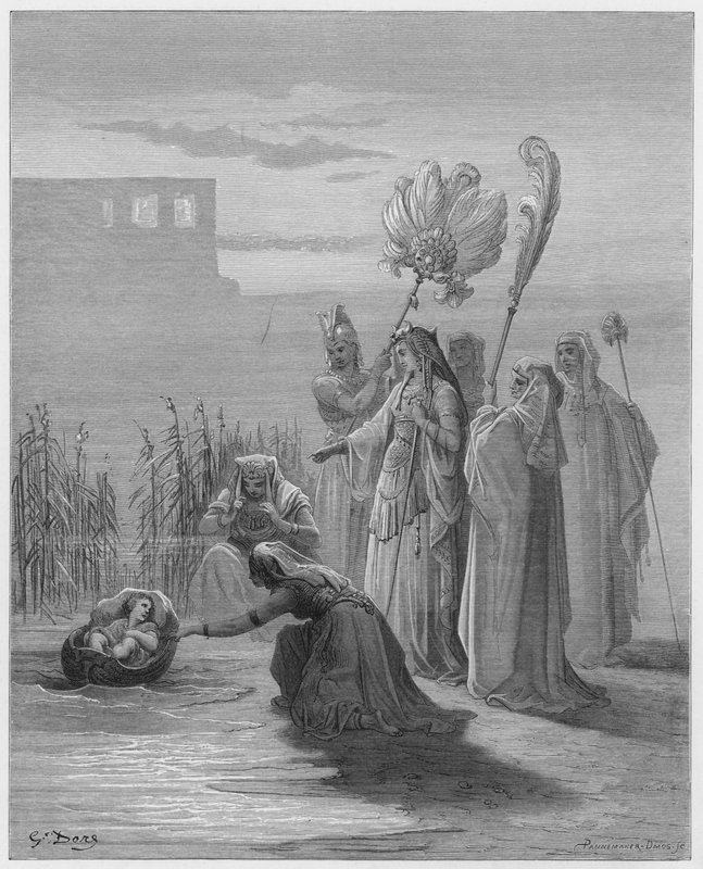 The finding of Moses by Gustave Dore: Buy fine art print