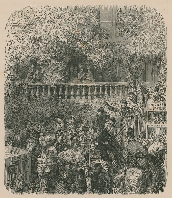 A scene of London life by Gustave Dore: Buy fine art print