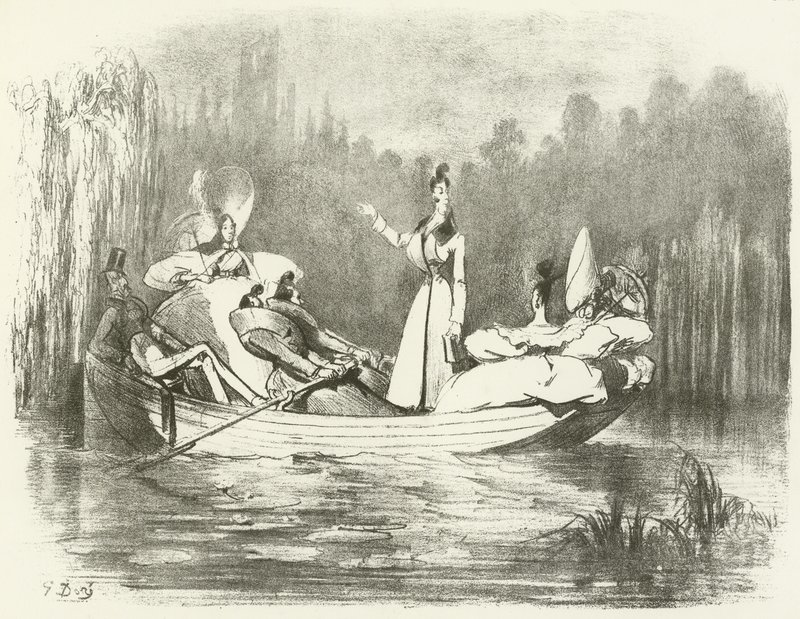 Dandyism Ruralising by Gustave Dore: Buy fine art print