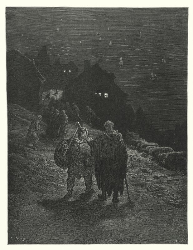 Gustave Dore illustration for Coleridge's Rime of the Ancient Mariner