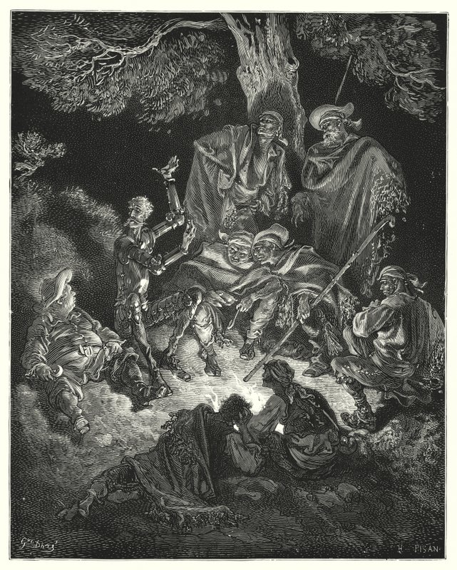 Gustave Dore's Don Quixote: "Oh, happy age," cried he, "which our first ...