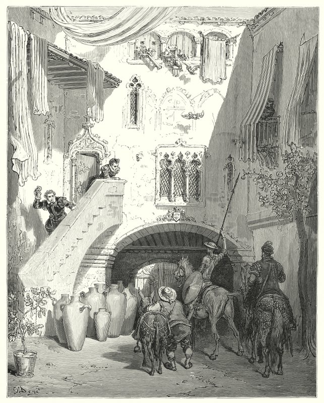 Gustave Dore's Don Quixote: 'Oh, ye Tobosian urns! that awaken in my ...