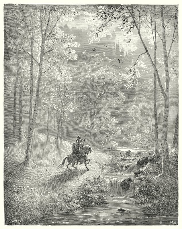 Gustave Dore's Don Quixote: 'The sky appears to him more transparent ...
