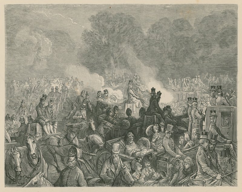 The Drive by Gustave Dore: Highest-quality art reproduction