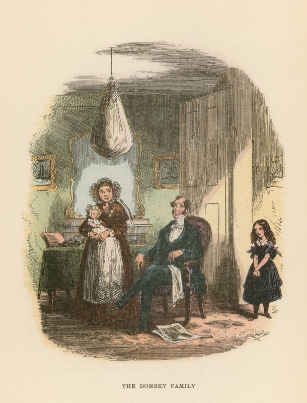 Illustration for Dombey and Son by Hablot Knight Browne