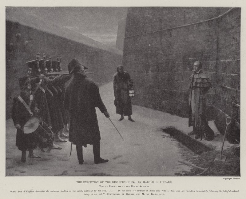 The Execution of the Duc d'Enghien, now on Exhibition at the Royal Academy