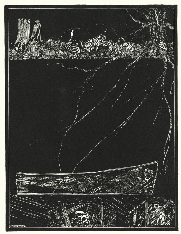 Edgar Allan Poe: The Premature Burial by Harry Clarke