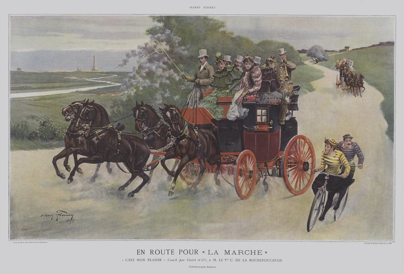 En Route for La Marche by Harry Finney: Buy fine art print