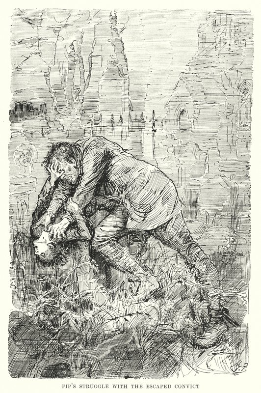 Illustration for Great Expectations by Charles Dickens