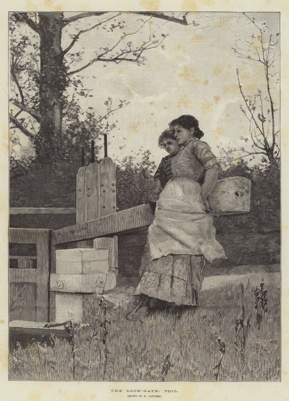 The Lock-Gate, Toil by Hector Caffieri: Buy fine art print