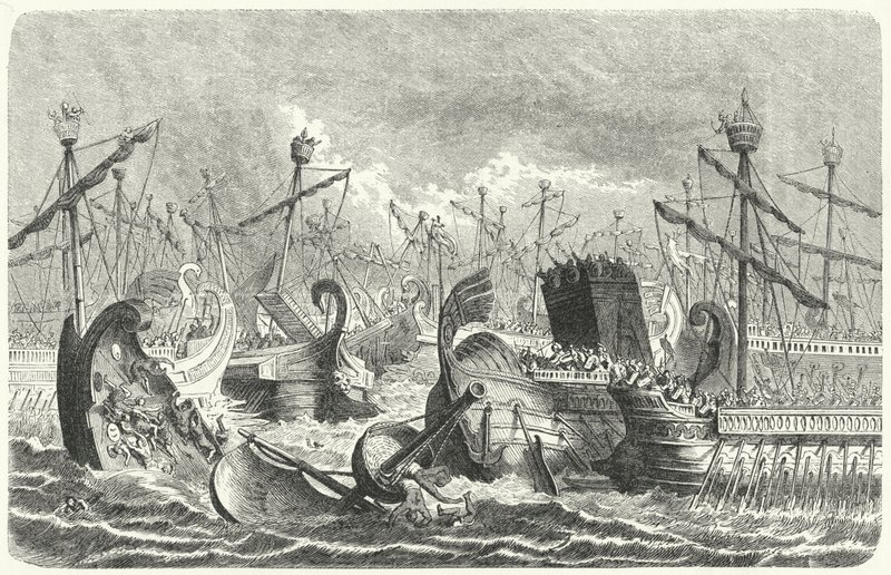 Victory of the Roman Fleet Over the Carthaginians at the Battle of the ...