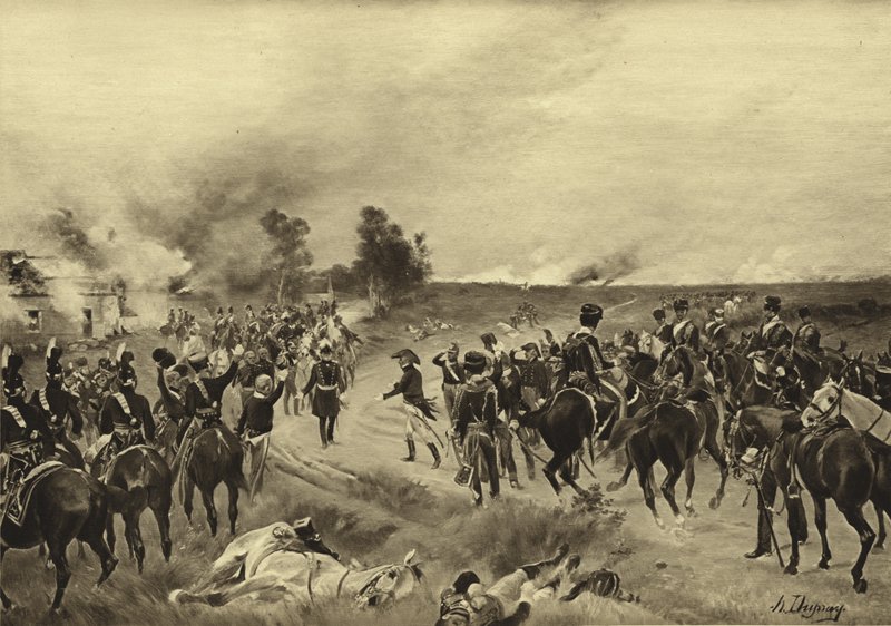 Battle of Waterloo, 1815 by Henri-Louis Dupray