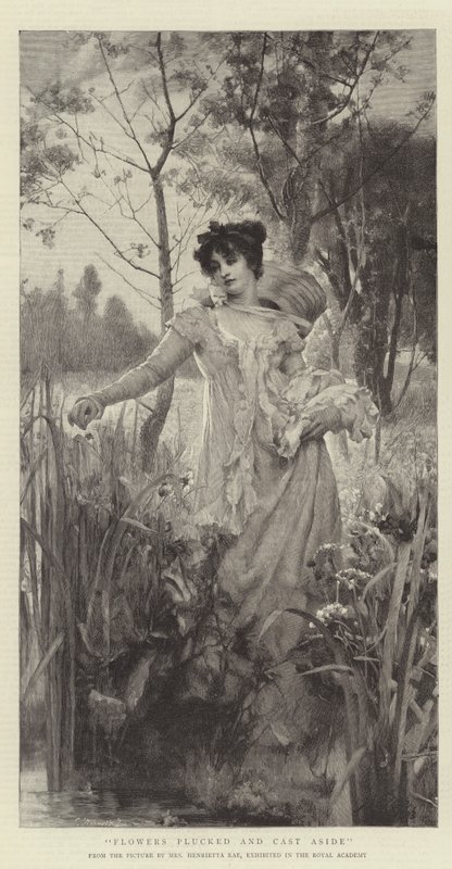 Flowers Plucked and Cast Aside by Henrietta Rae