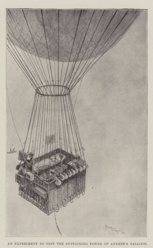 An Experiment to test the Sustaining Power of Andree's Balloon
