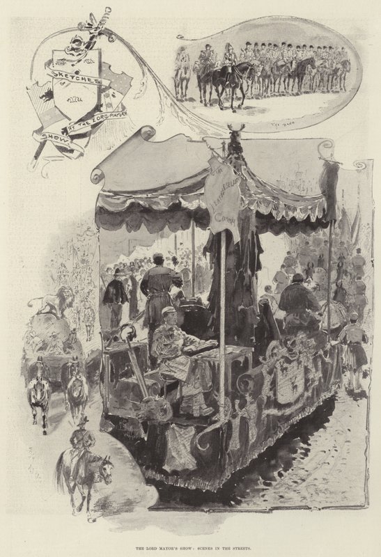 The Lord Mayor's Show, Scenes in the Streets