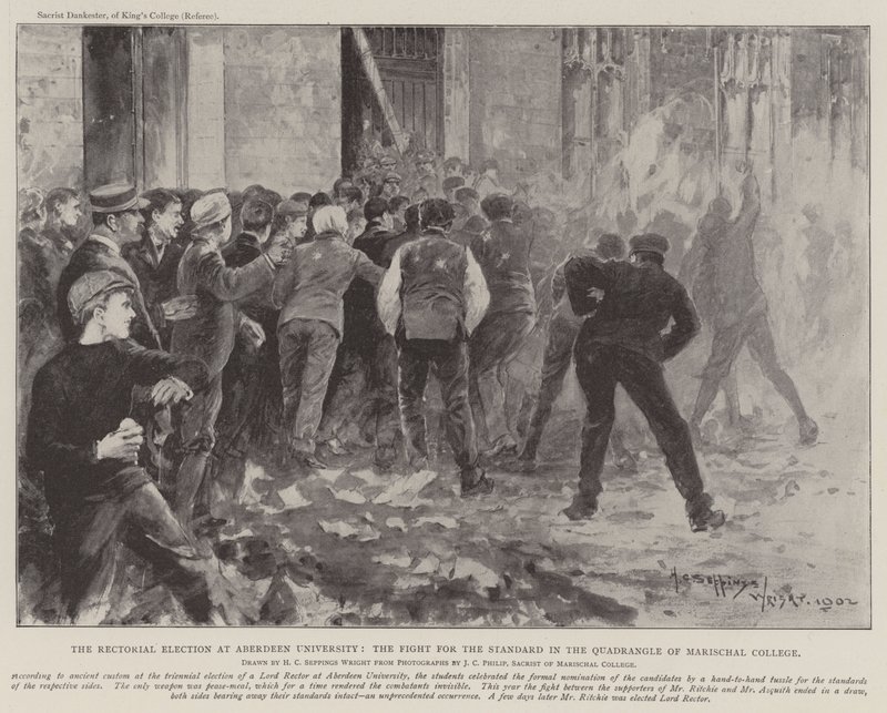 The Rectorial Election at Aberdeen University, the Fight for the ...