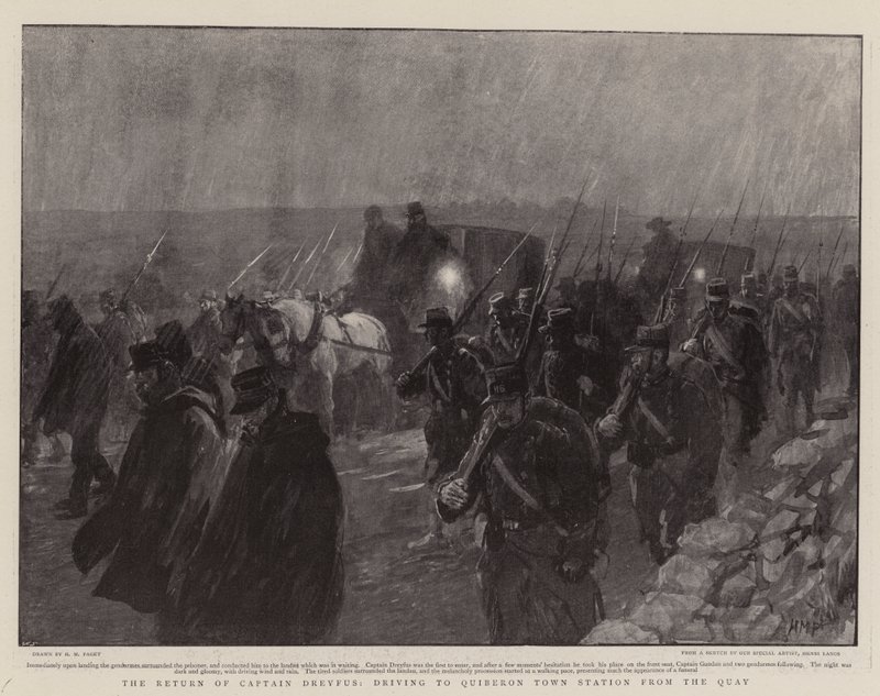 The Return of Captain Dreyfus, Driving to Quiberon Town Station from ...