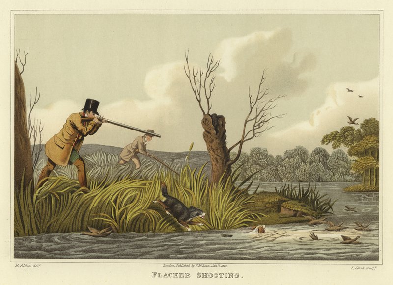 Flacker Shooting by Henry Thomas Alken: Buy fine art print